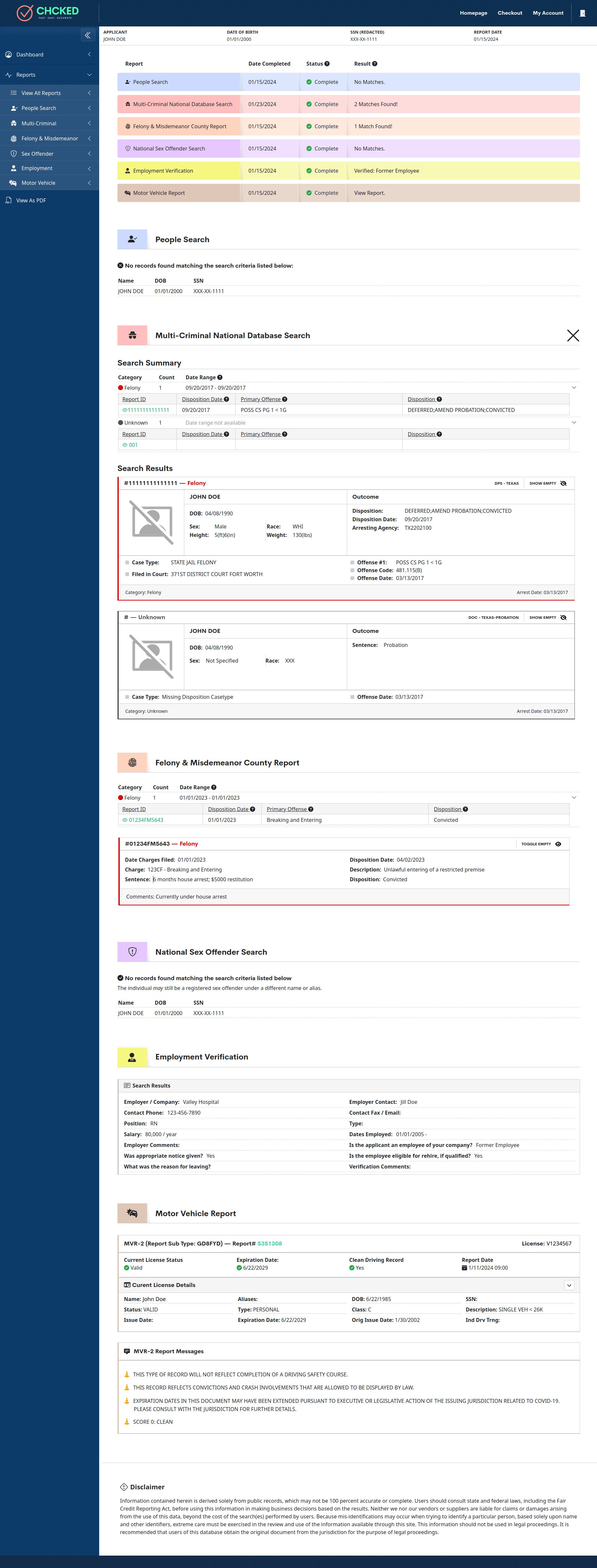 CHCKED By Real ID - Fast, Easy, Accurate Background Checks | CHCKED Blog